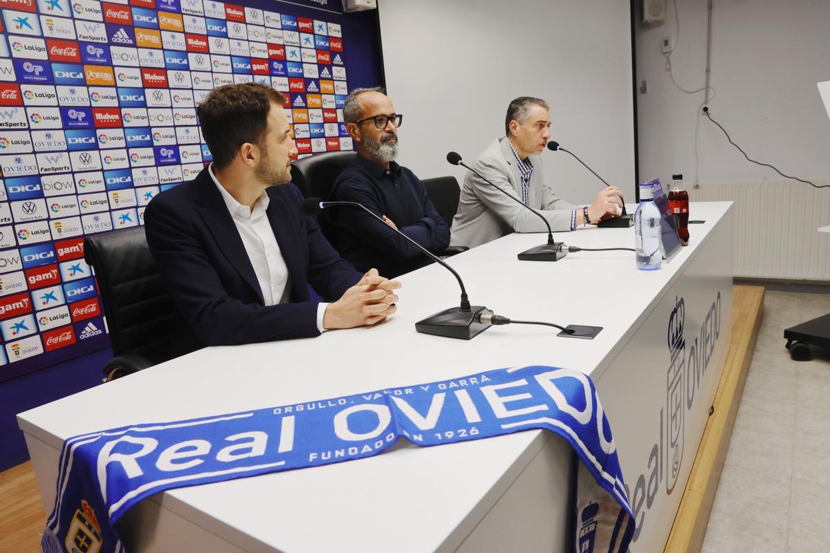 Cervera, en su presentación con el Oviedo: "Hablar poco, pero muy ...