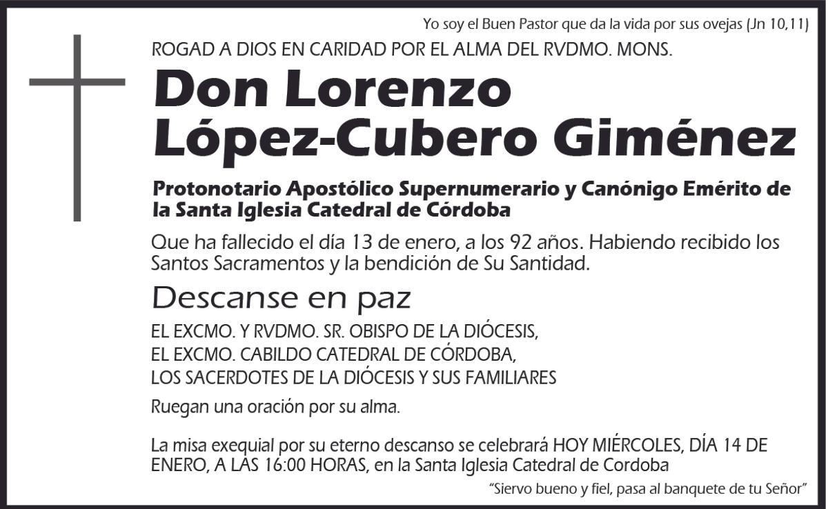 Lorenzo López-Cubero Giménez