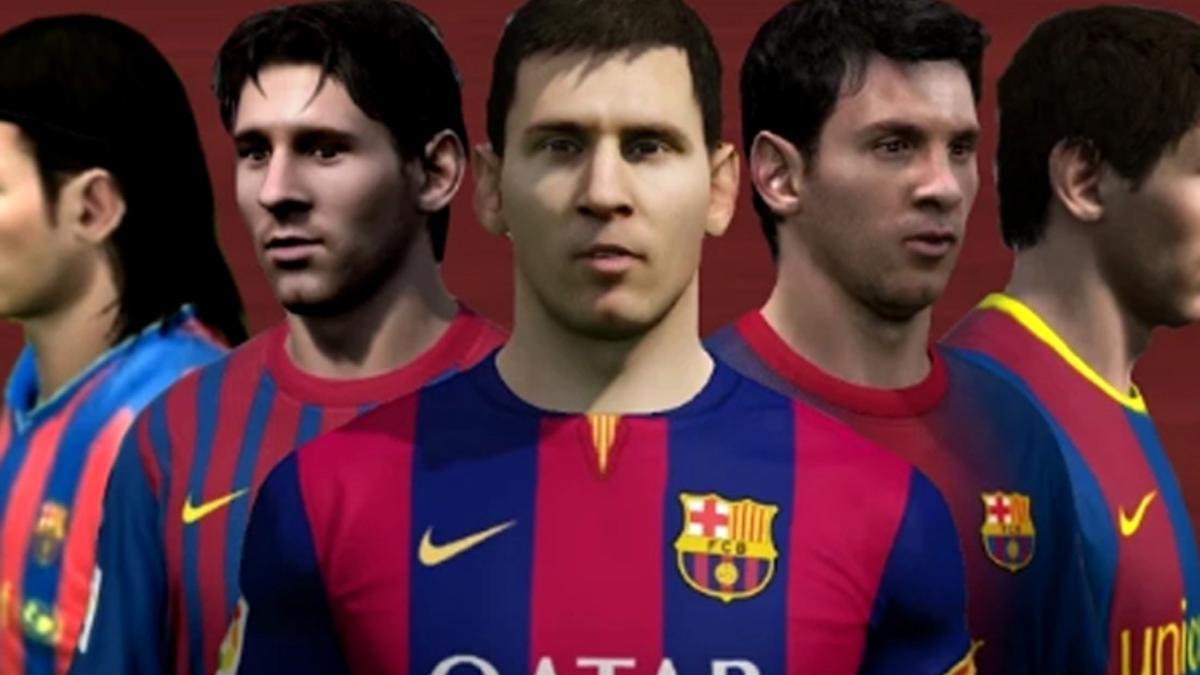 Leo Messi y su brutal evolución en el FIFA