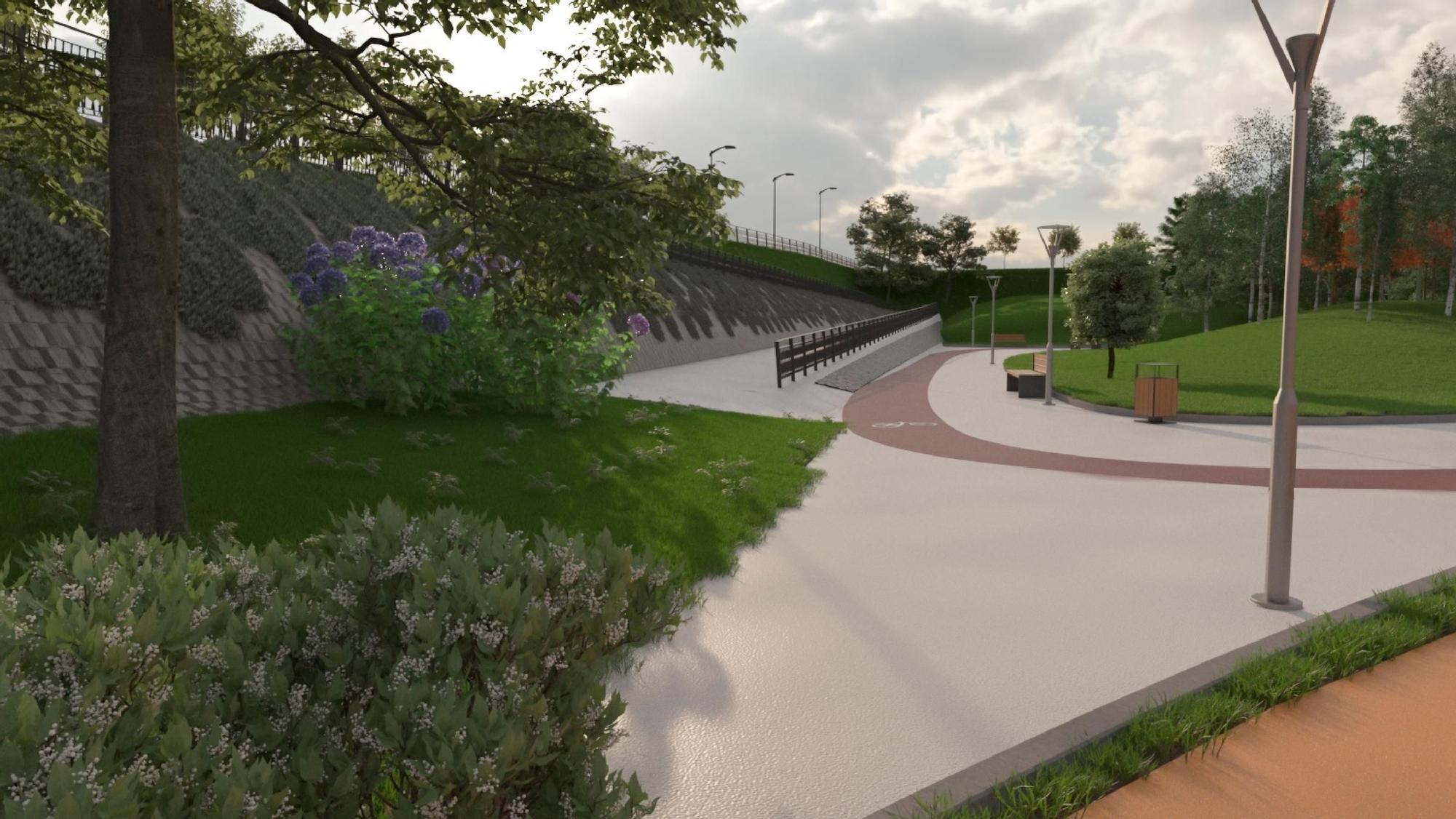 Siero Oeste, así es el proyecto para el gran nuevo parque de Pola de Siero