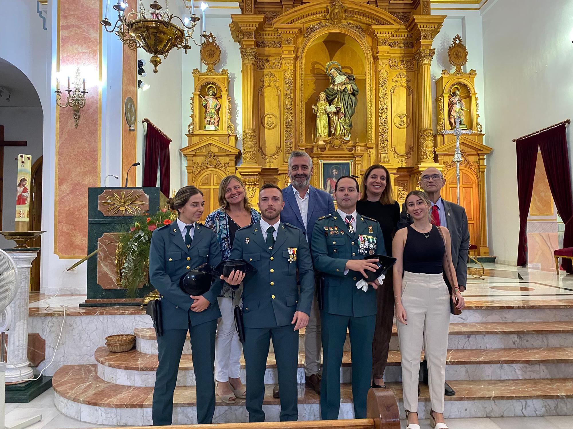 La Guardia Civil de Quartell recupera la festividad de la Virgen del Pilar