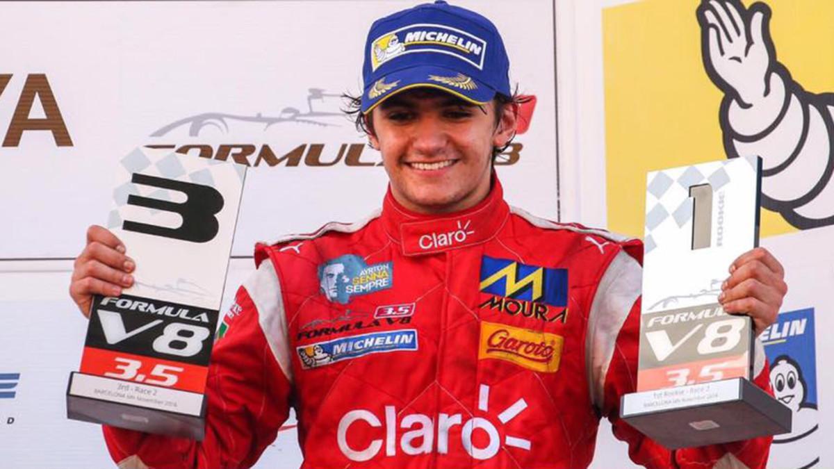 Enzo, tras los pasos del abuelo Fittipaldi