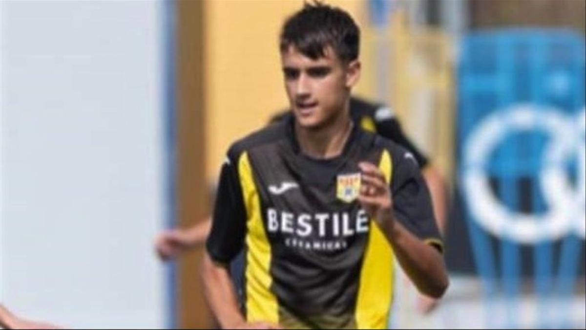 Los cordobeses Dani Reyes y Andrés Cuenca, con la selección española sub-15