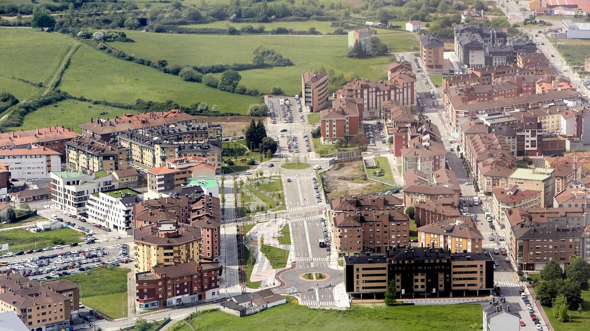 Lugones a vista de pájaro: así se ve la localidad más poblada de Siero ...
