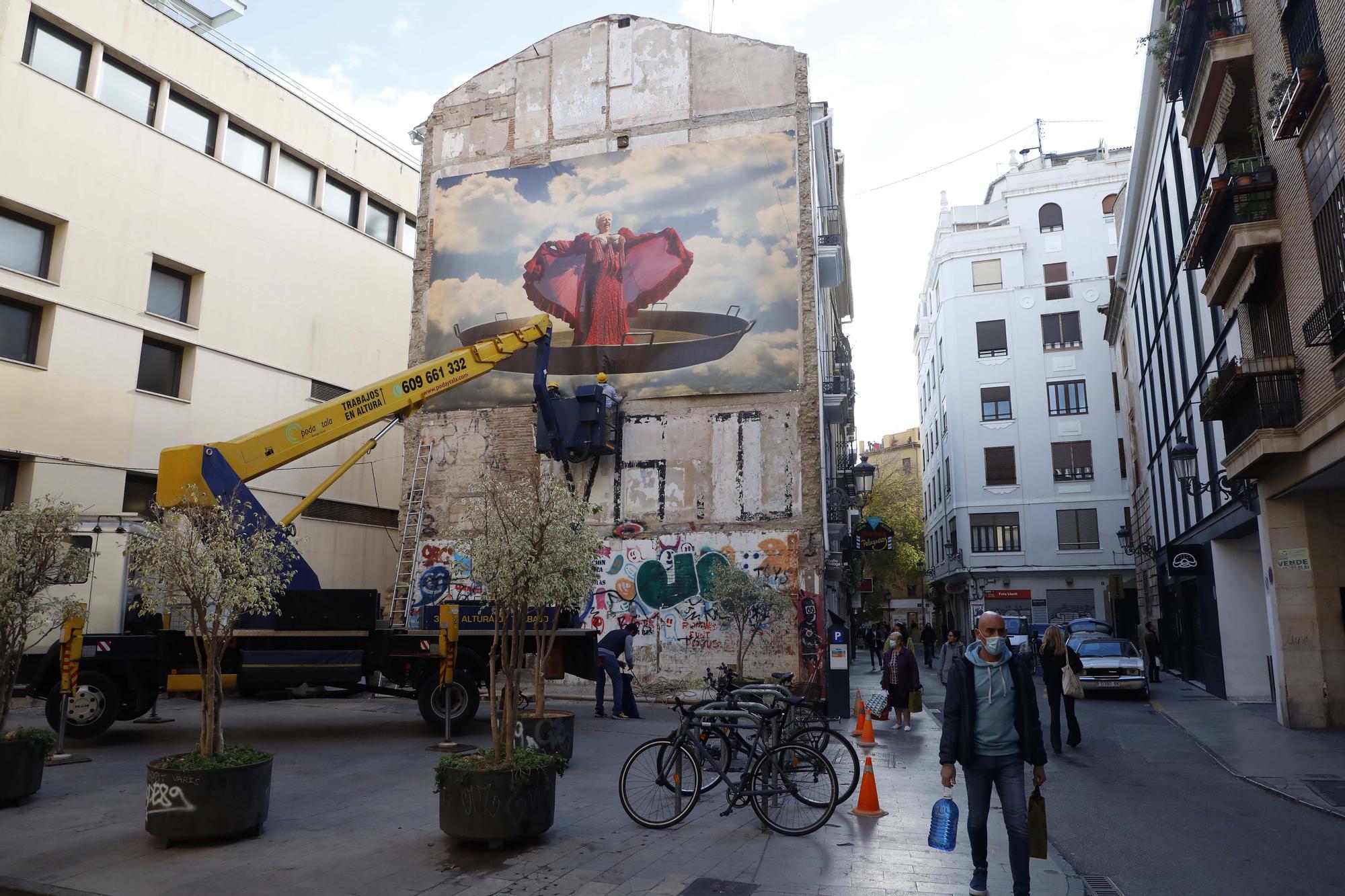 El Mural De Rosita Amores Vuelve A La Calle Corretgería