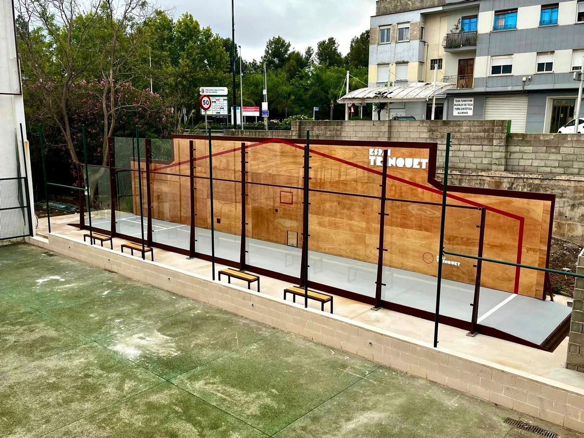 Palmera abre el primer trinquet de «pilota grossa» de la Safor
