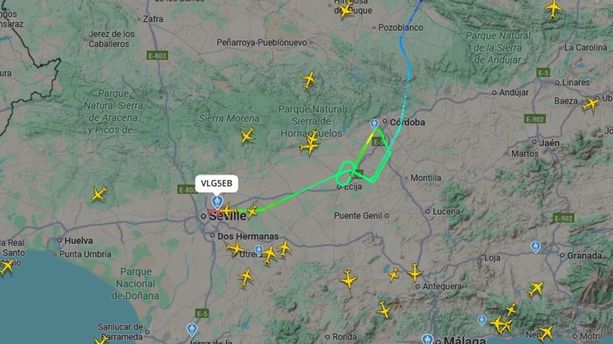 Aterrizaje imprevisto en Sevilla del avión de Vueling entre Barcelona y ...
