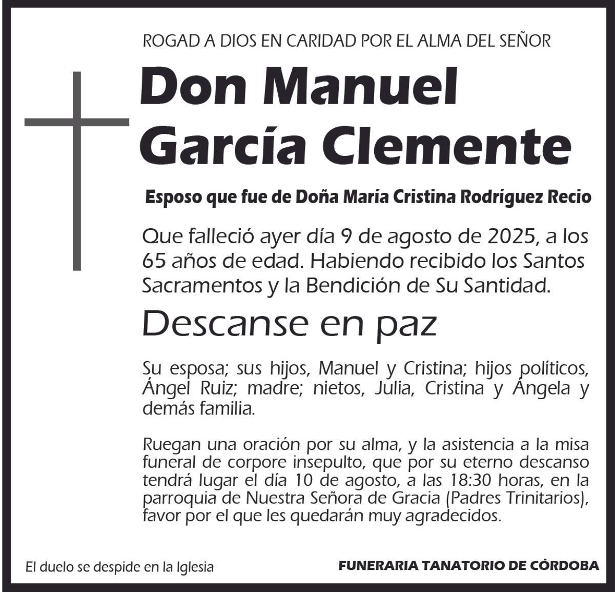 Manuel García Clemente