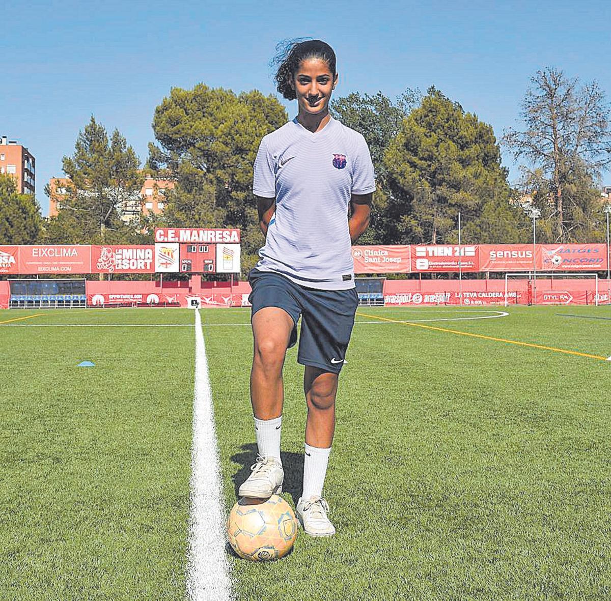 Kautar Azraf és convocada per a la selecció sub-15