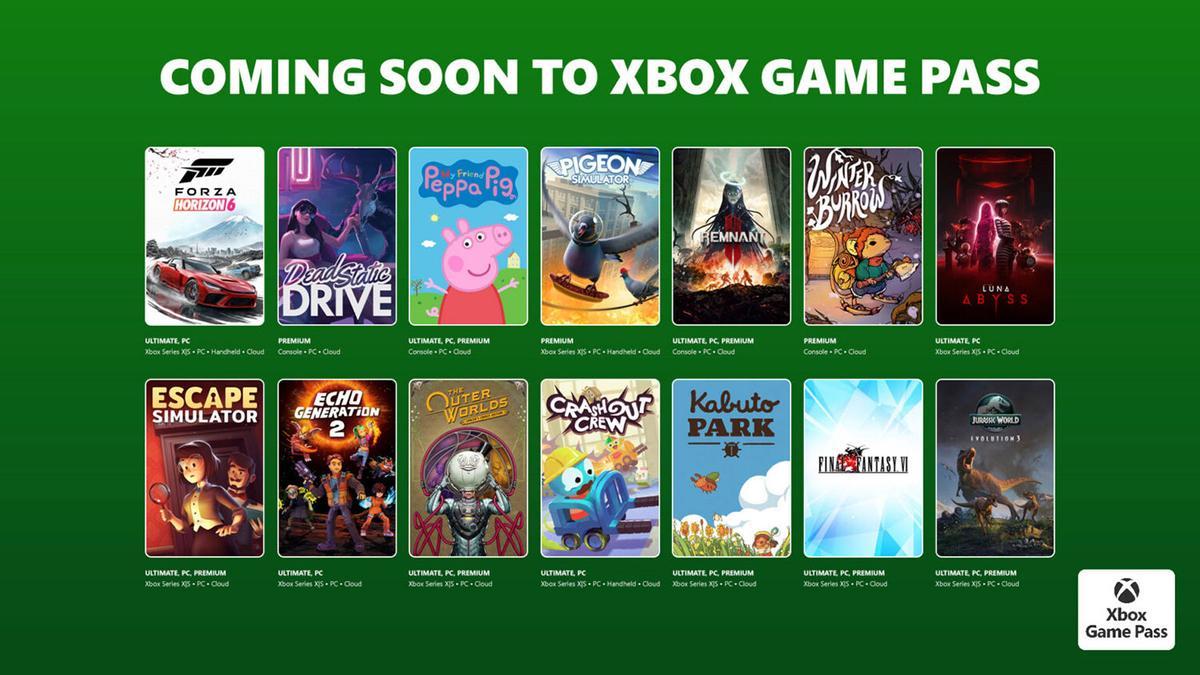 Xbox Game Pass añade 14 juegos a su catálogo incluido el estreno de ...