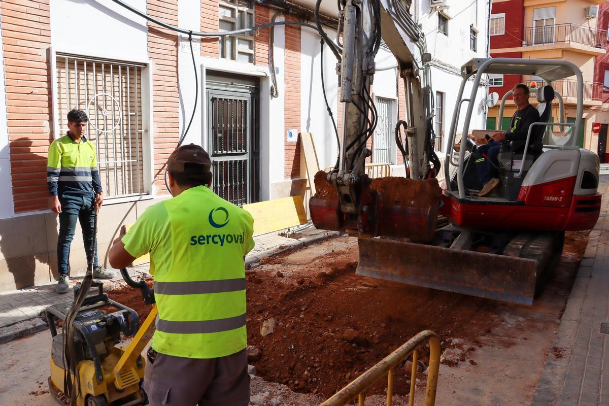 Reurbanización de l'Alter en Torrent: Continúan las obras de mejora