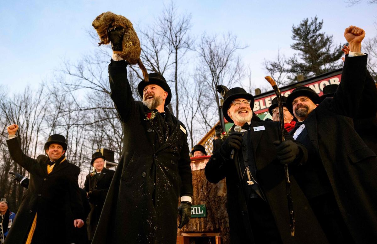 La famosa marmota Phil predice que el invierno será más largo de lo ...