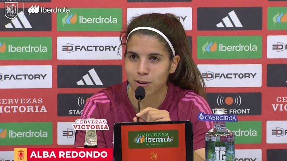Alba Redondo: "Nos sentimos favoritas, pero darnos ese papel a lo mejor ...