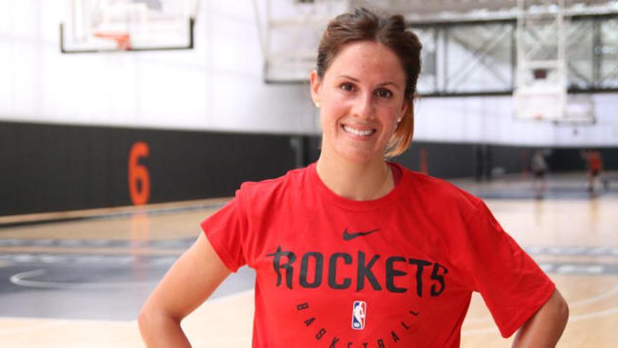 Ana Suárez trabaja en L'Alqueria del Basket