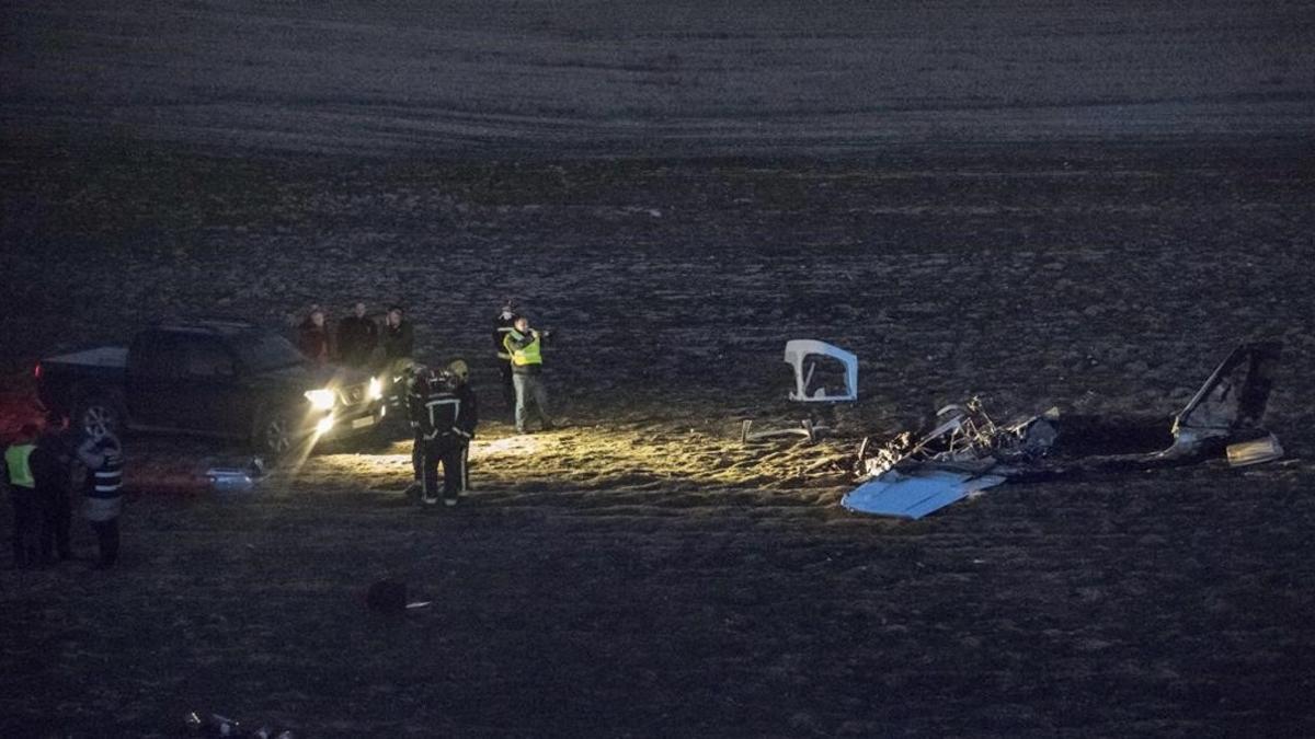 Dos muertos al estrellarse una avioneta en Casarrubios del Monte