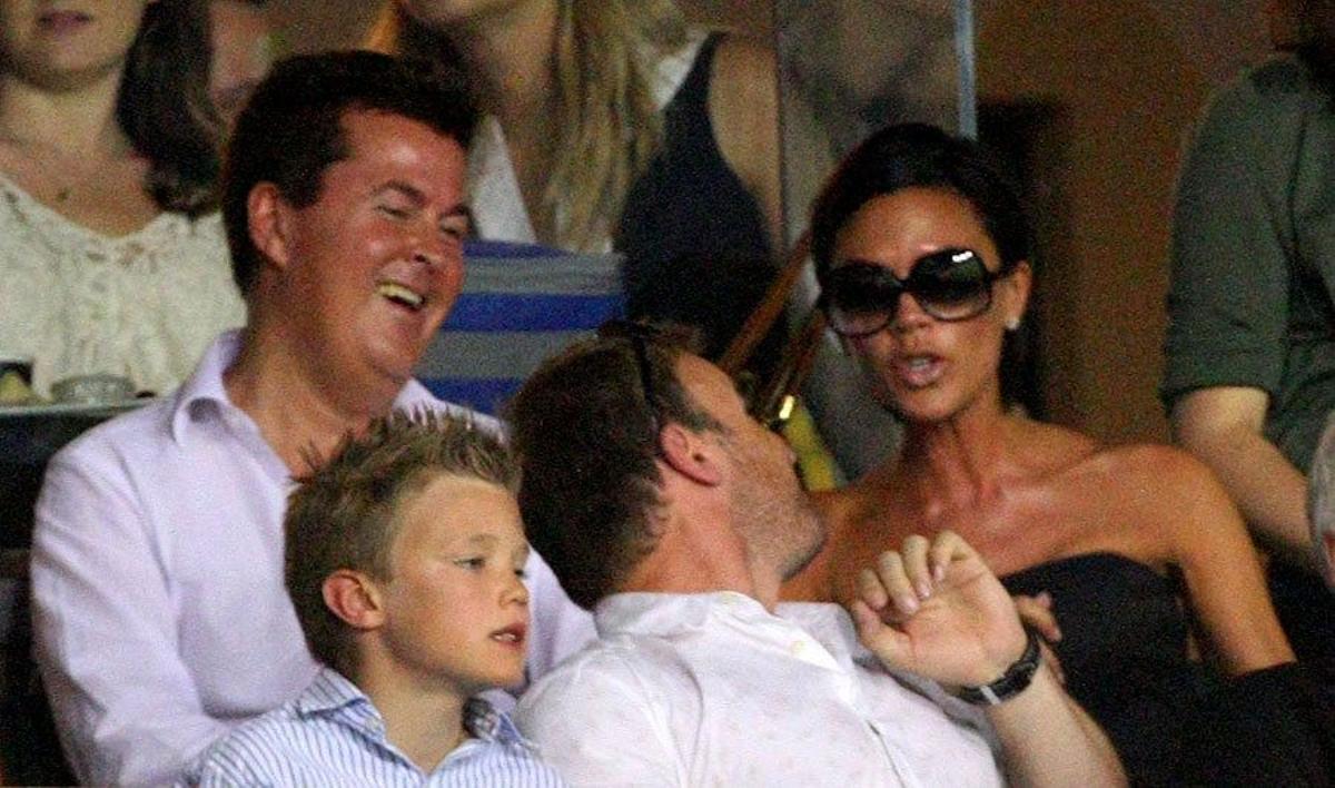 Tom Cruise acompaña a Vicky Beckham a ver un partido de David - Cuore