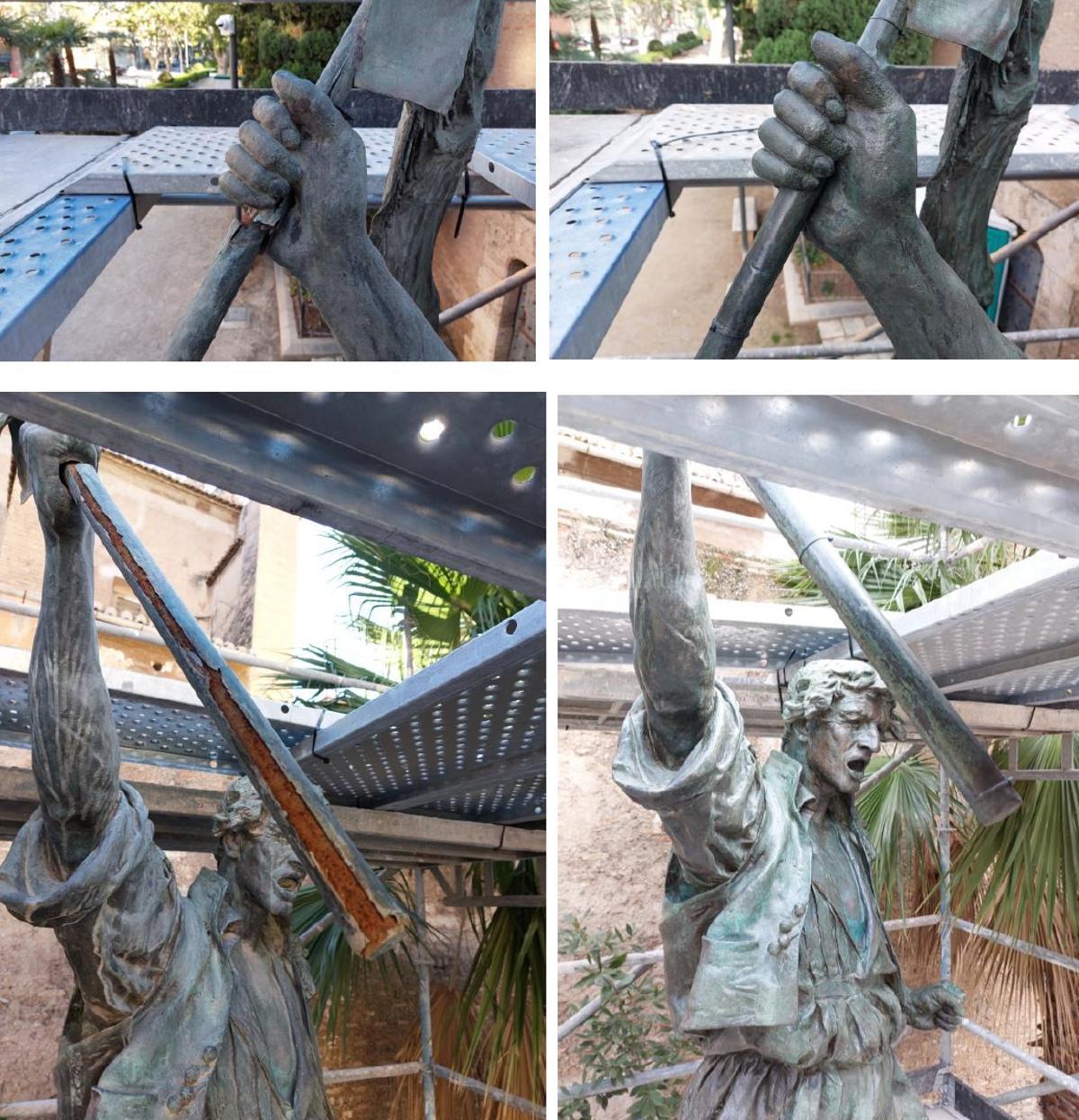 VALENCIA | Restaurada la icónica escultura del Palleter