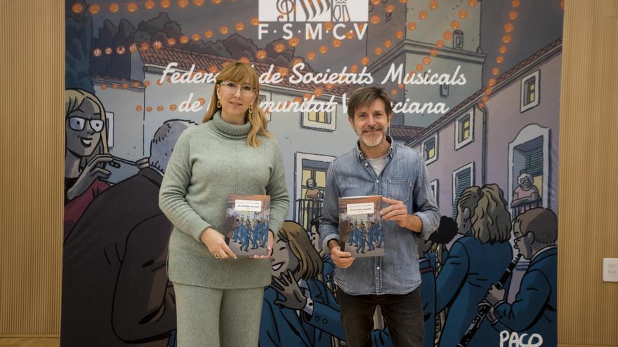 Nuevo cómic de Paco Rosa sobre las bandas musicales en Valencia