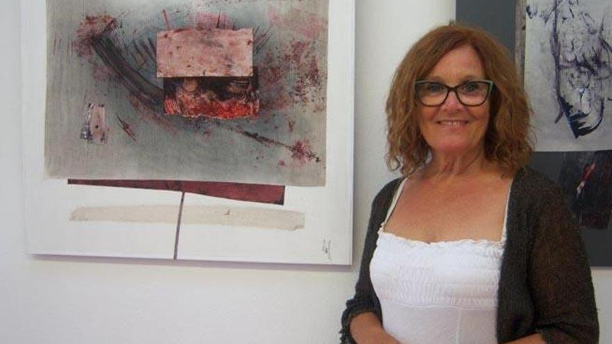 Antònia Torres Tur muestra su pintura abstracta en Garden Art Gallery
