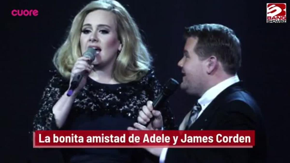 La bonita amistad de Adele y James Corden - Cuore