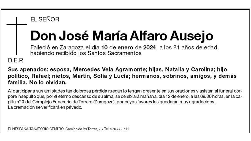 José María Alfaro Ausejo