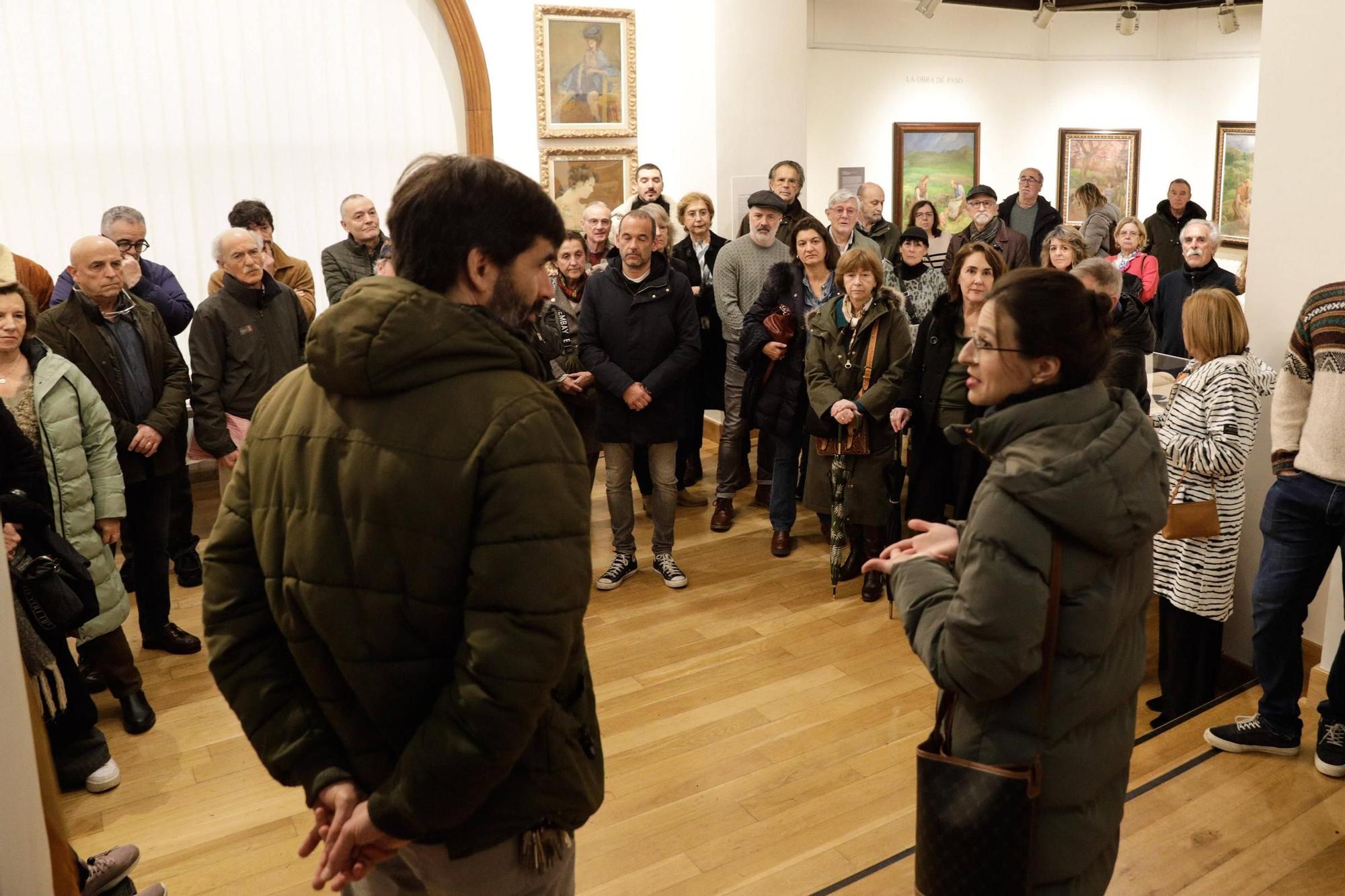 Inauguración exposición "Aves y paisajes" en el Museo Evaristo Valle