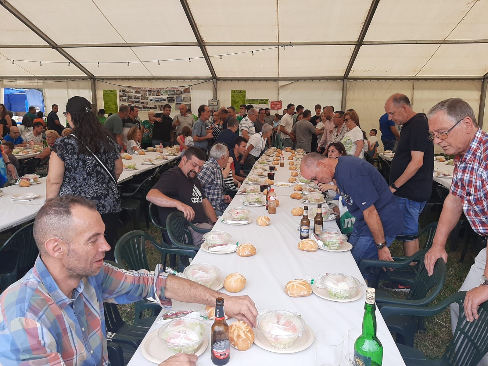 Pañeda, a dos carrillos en su primera jornada de fiestas