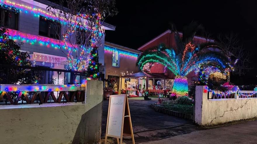 La Piñera, el pueblo de Gozón que más brilla en Navidad