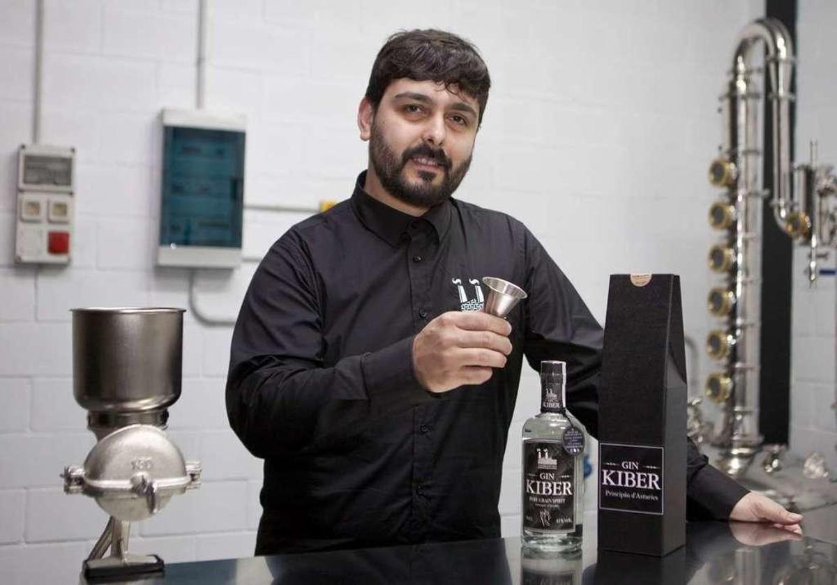 La ginebra Gin Kiber, que se hace en Langreo, entre las mejores del mundo