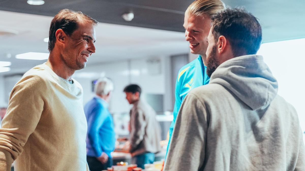 Rafa Nadal, de saludar a Guardiola en Manchester a asistir a la derrota ...