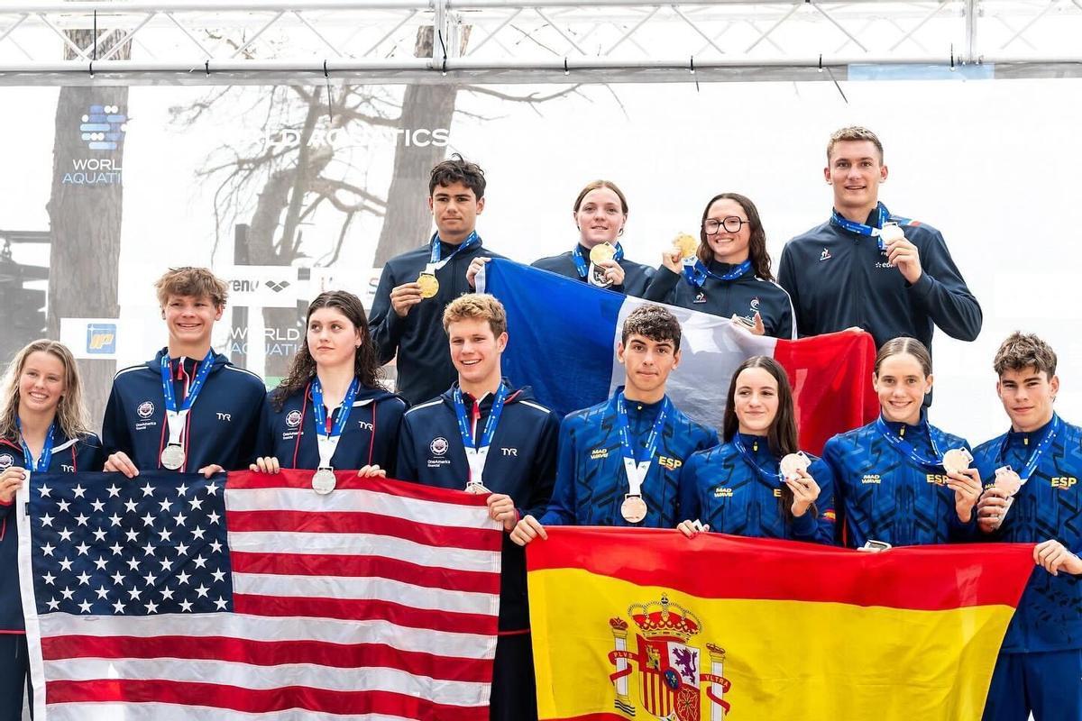 Natación, Aguas abiertas, Mundial Júnior, Noa Martín, bronce