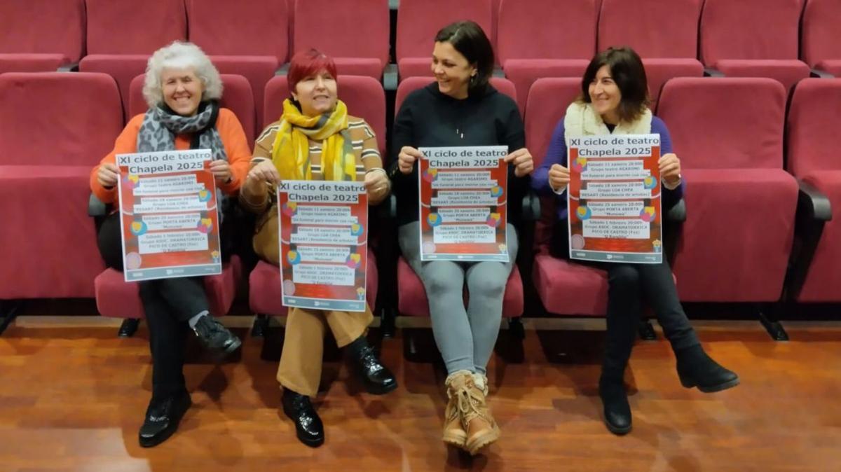 Chapela disfruta este mes de un ciclo gratuito de teatro aficionado