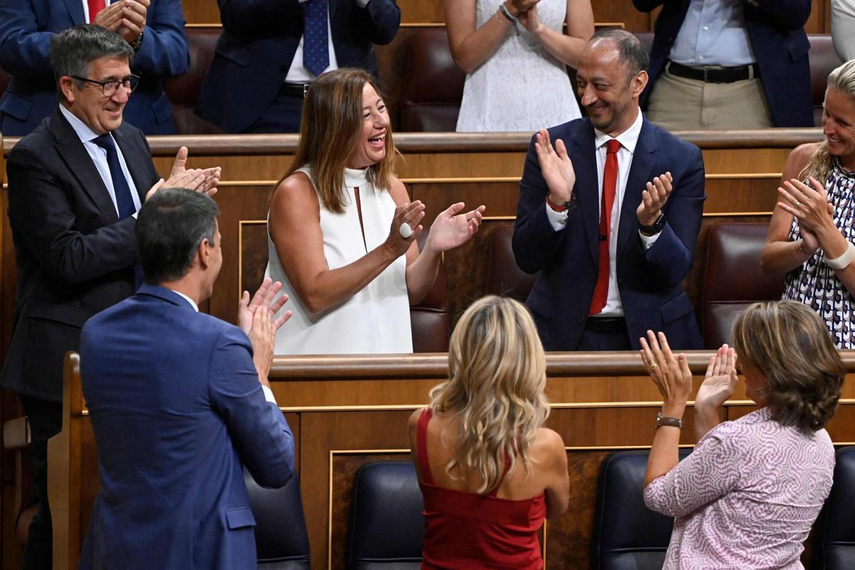 La presidenta del Congreso, Francina Armengol.