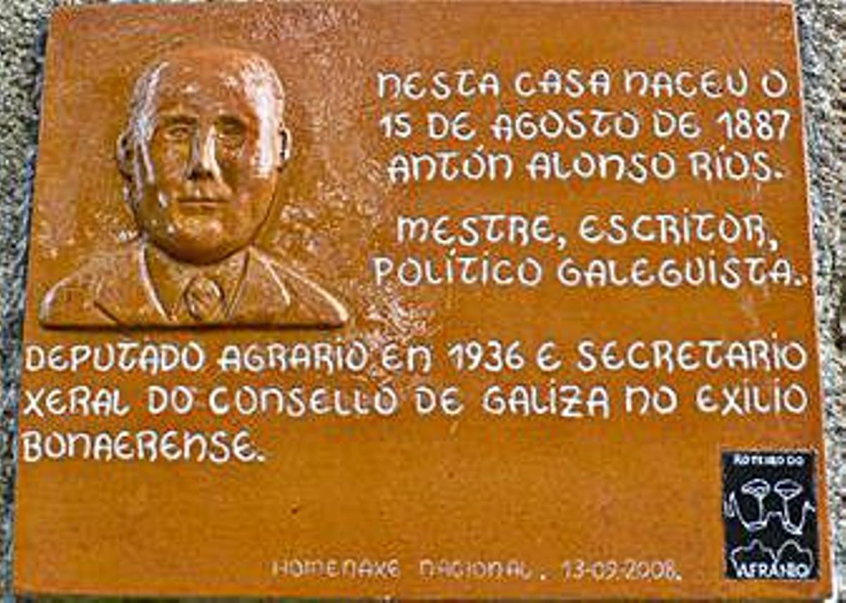 Antón Alonso Ríos, o ‘Siñor Afranio’ de Cortegada