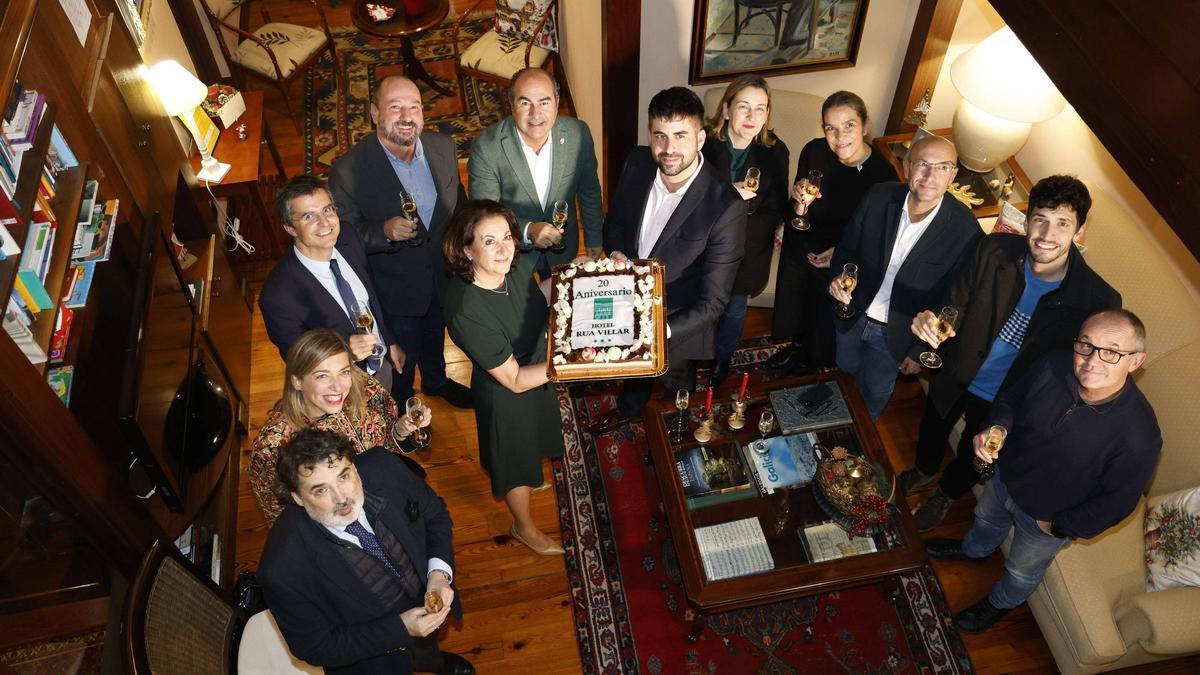 SANTIAGO HOTEL HOSTELERÍA | Veinte aniversario del hotel Rúa Villar ...