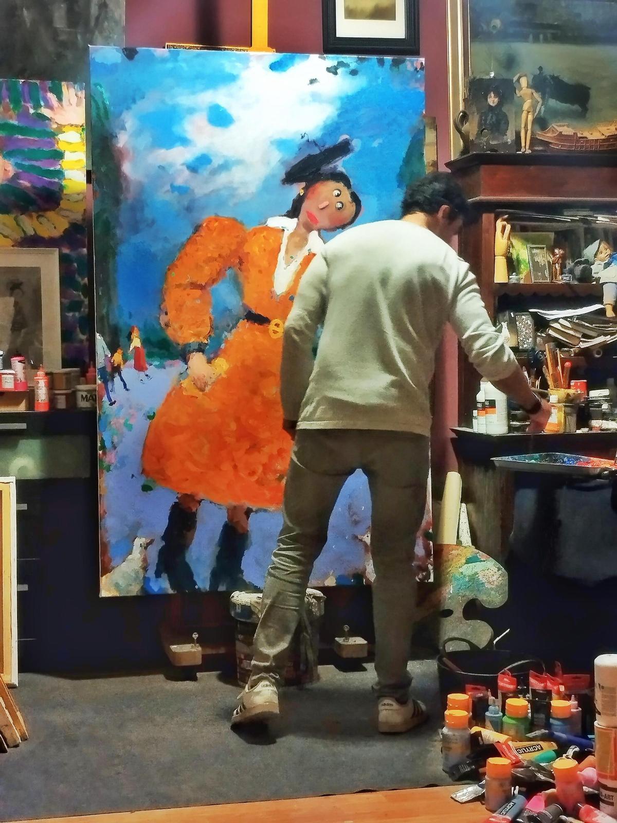 El pintor ovetense Iván Quesada llega con su obra a Art Miami, la ...