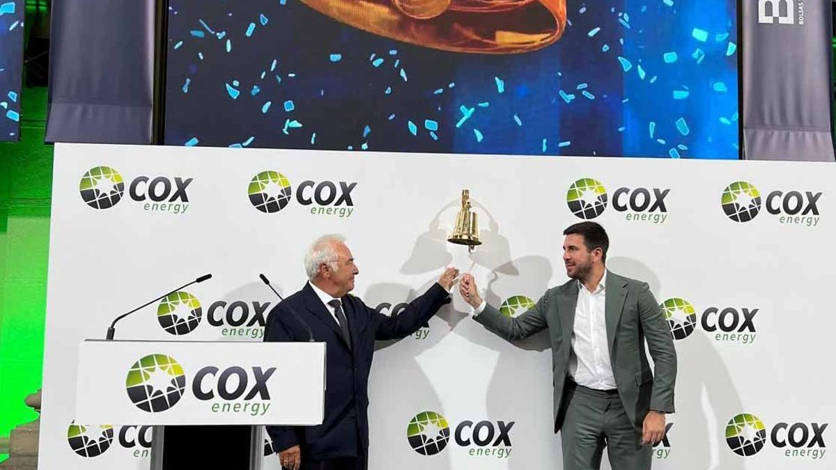 Cox Energy debuta en Bolsa y se convierte en la primera compañía en ...