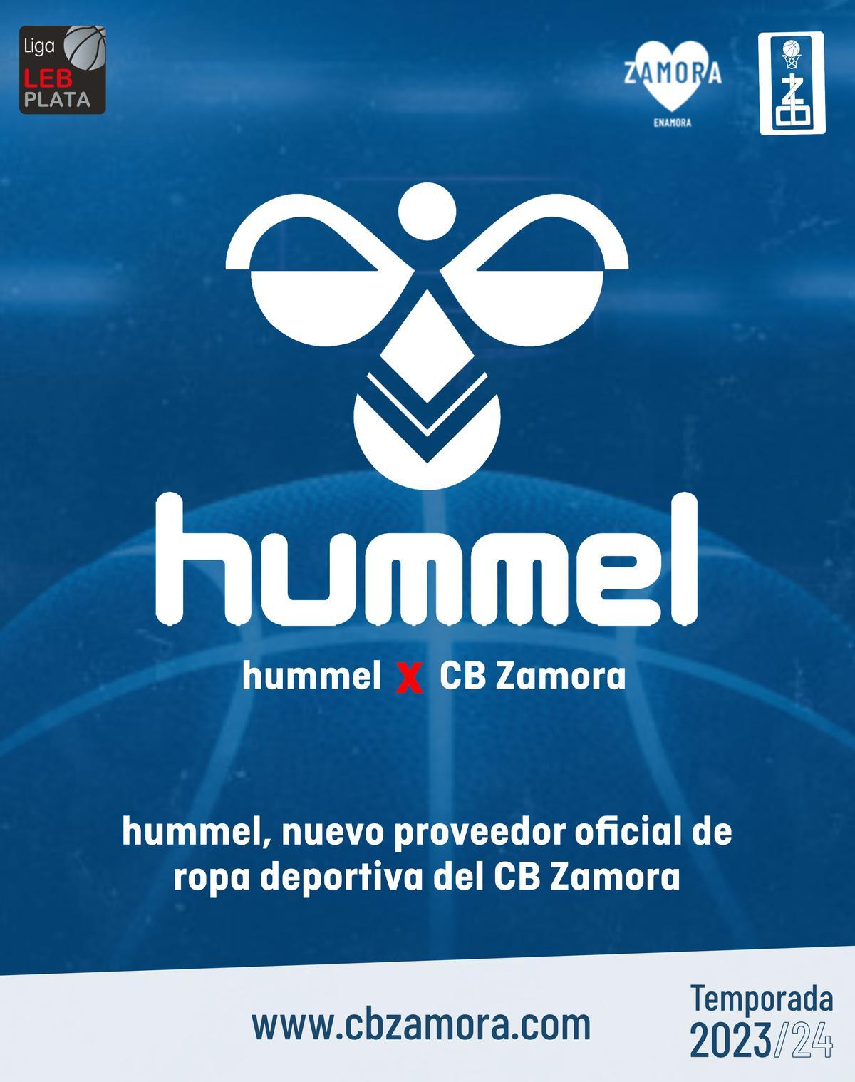 El CB Zamora muda de piel y vestirá la marca Hummel este curso