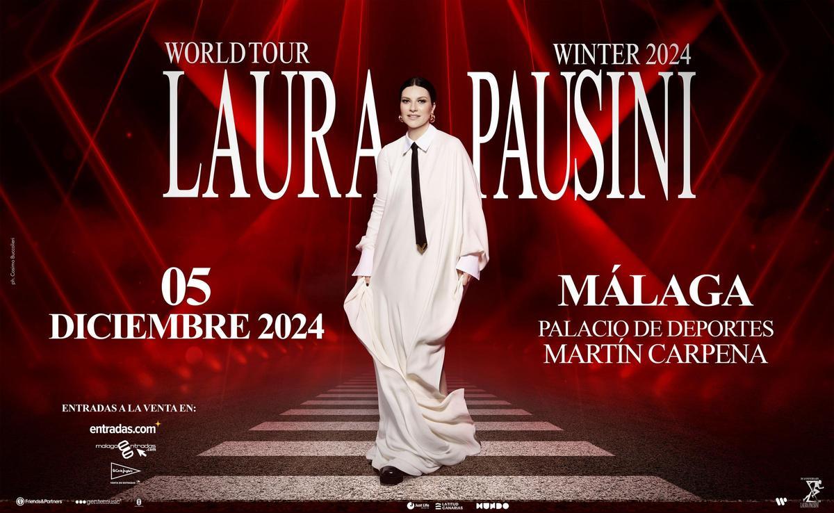 LAURA PAUSINI EN MÁLAGA I Pausini llega a Málaga el 5 de diciembre con ...