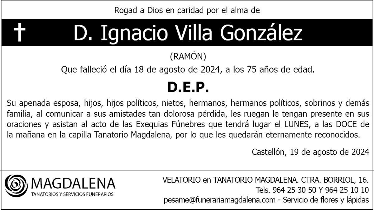 D. Ignacio Villa González - El Periódico Mediterráneo