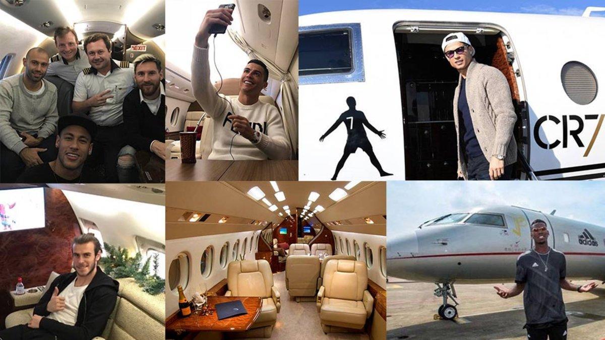 Un jet privado, el millonario capricho de cada vez más futbolistas