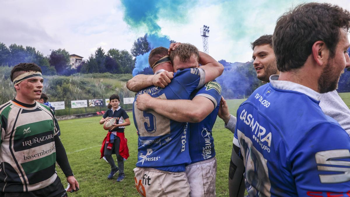 El Real Oviedo Rugby asciende a División de Honor B tras derrotar a La Única (39-22)