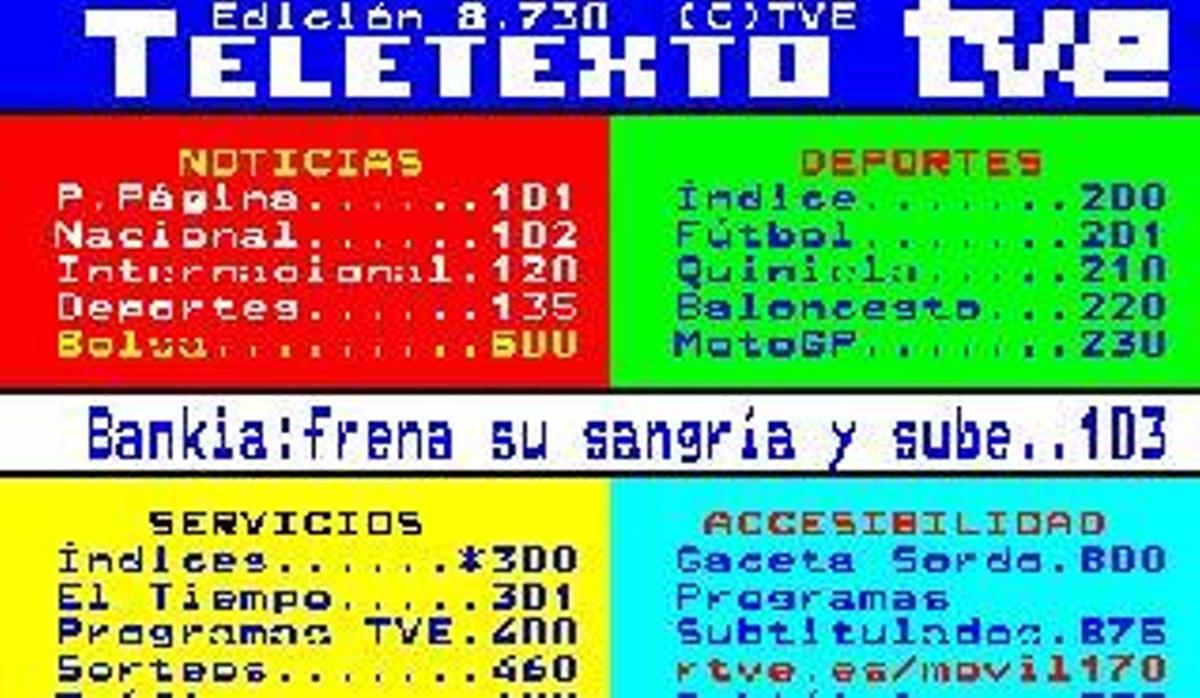 El teletexto acecha (por A. Rico)