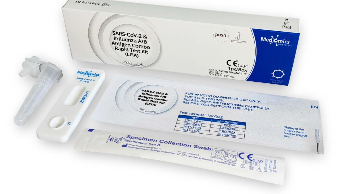 TEST COVID Y GRIPE | Llegan los test combinados que diferencian el ...