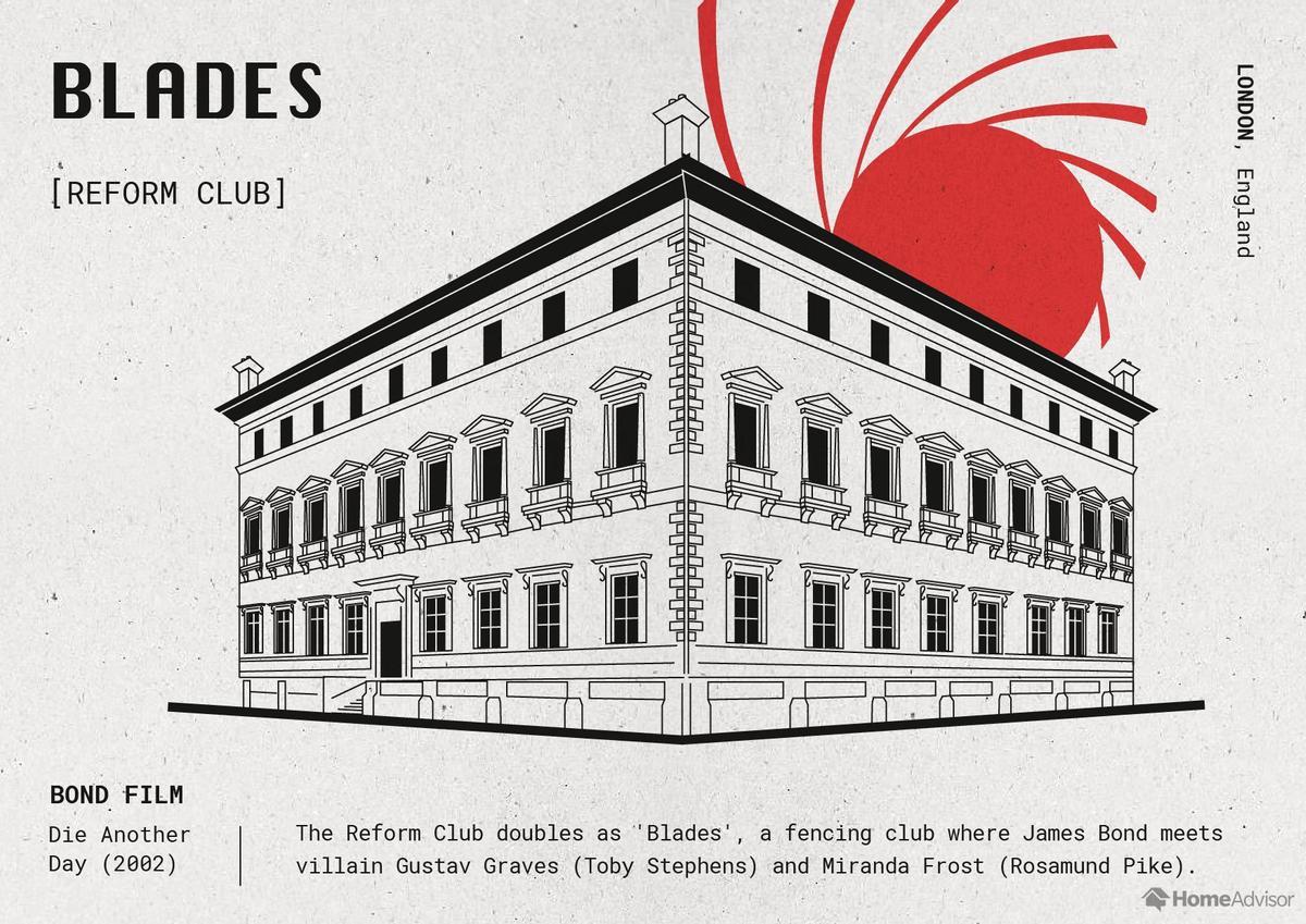 Recorremos los edificios más impresionantes de las películas de James ...