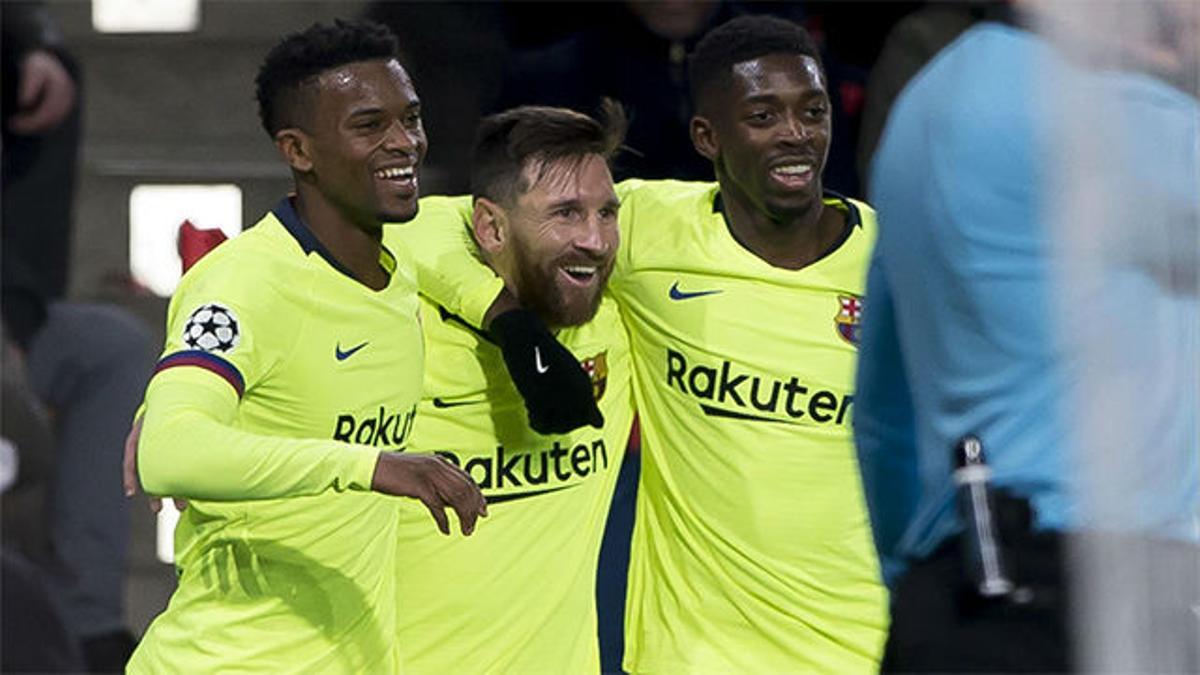 Messi abrió la lata contra el PSV Eindhoven