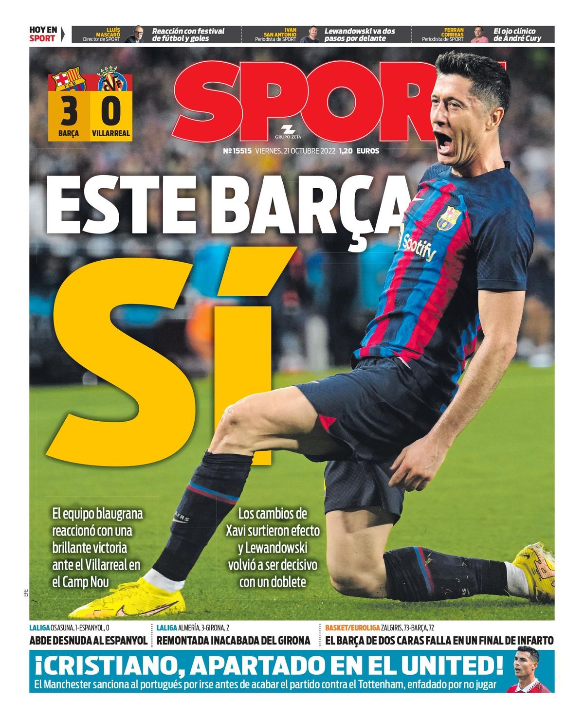 Esta Es La Portada De SPORT Hoy 21 De Octubre De 2022 esta-es-la-portada-de-sport-hoy-21-de-octubre-de-2022