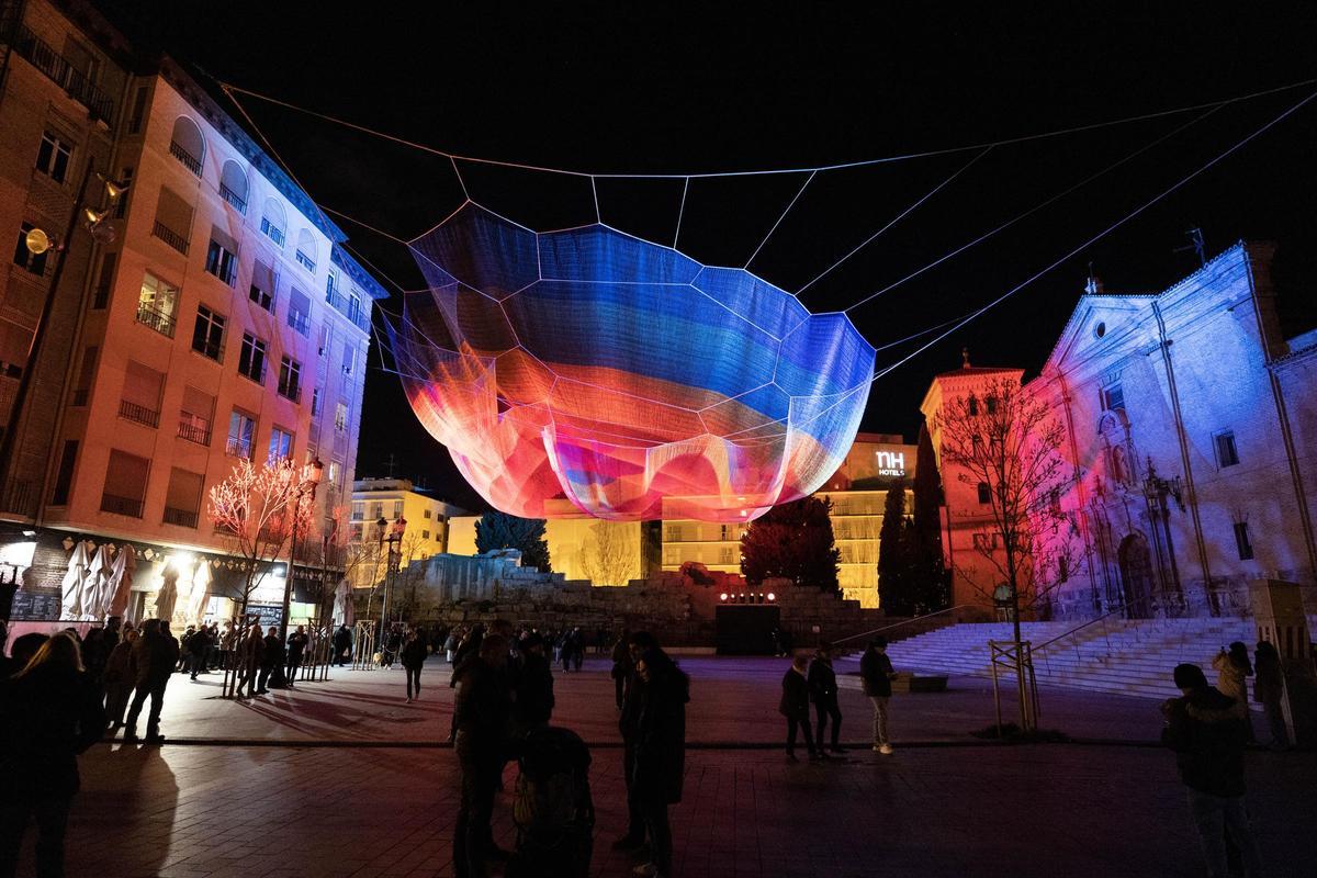 En imágenes | El Casco Histórico ya resplandece con el Zaragoza Luce ...