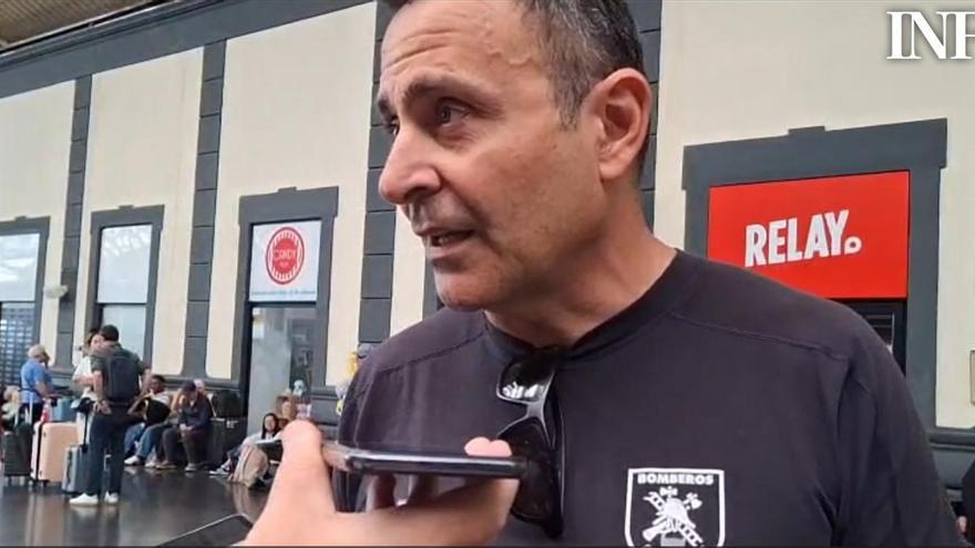 David Matías, suboficial de Bomberos de Alicante sobre el apagón ...