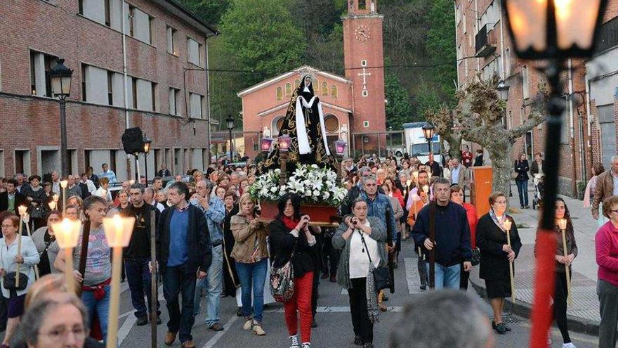 Blimea acompañó a la Soledad